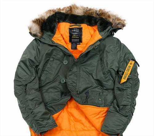 Куртка Аляска N3B husky sagegreen