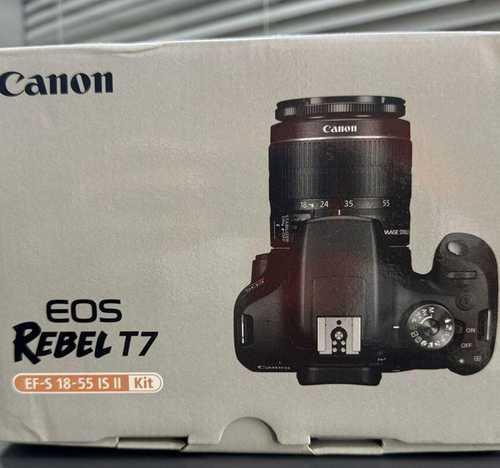 Canon EOS rebelt7 EF-S 18-55 IS II Kit