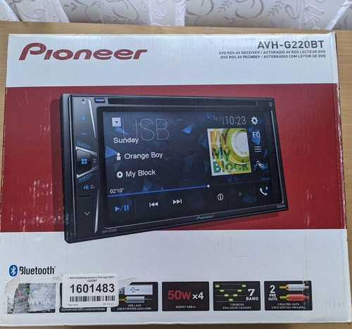 Магнитола Pioneer AVH-G220BT (2DIN)