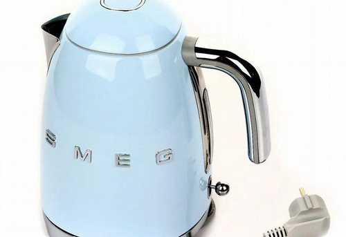 Чайник smeg 1,7л голубой новый KLF03pbeu