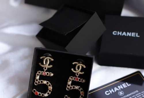 Винтажные серьги Chanel 5