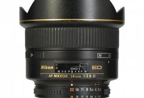 Nikon 14mm f/2.8D ED AF б/у