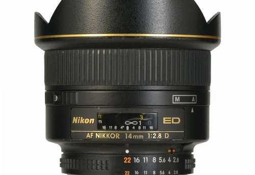 Nikon 14mm f/2.8D ED AF б/у