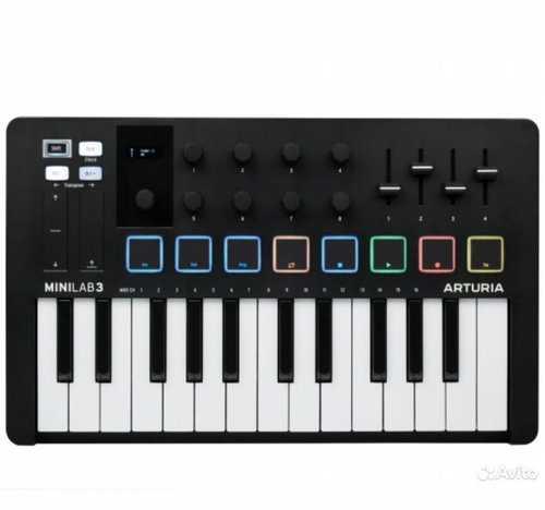 Midi-клавиатура Arturia minilab 3 Black Edition