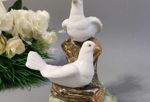 Фарфоровая статуэтка "Пара голубей". Испания
