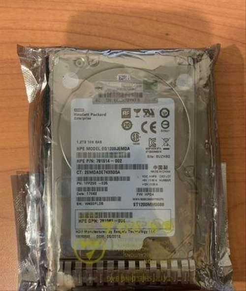 Жесткий диск HP 1.2Tb 10K SAS 12G 2.5 G8-G10