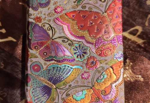Изящный новый блокнот Бабочки от Paperblanks 7*9,2