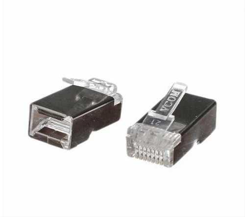 Коннекторы Vcom RJ45 8P8C экранированные для FTP к