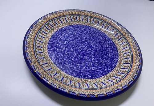 Керамическая тарелка круглая, 29 см