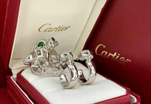 Cartier Золотое Кольцо С Цирконами