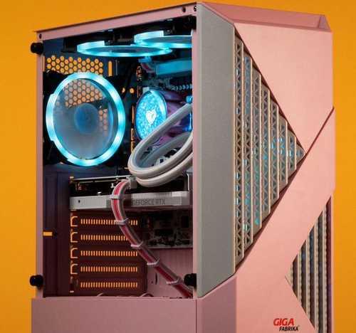 Игровой пк paladin117 RTX 3050 8GB NEW Ryzen 5 2600 Evesky firerose F3-A pink