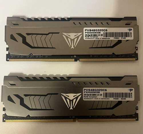 Оперативная память ddr4 16gb Patriot Viper