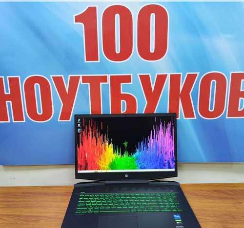 Игровой ноутбук HP 17" 144hz,как новый,32gb