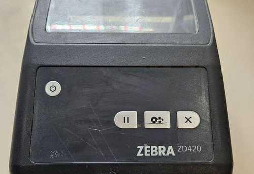 Термопринтер для этикеток Zebra zd420
