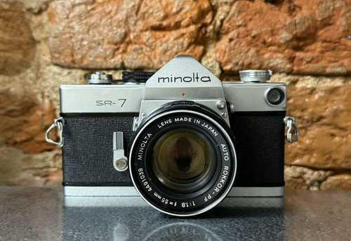 Minolta SR-7 1.8 55 mm зеркальный пленочный