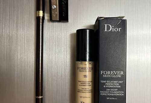 Tom Ford карандаш и Dior тональный миниатюра