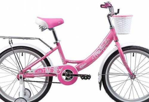 Велосипед novatrack 20", girlish line, розовый