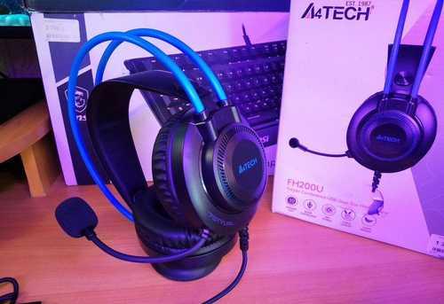 Компьютерные наушники A4Tech Fstyler FH200U