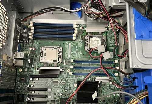 Серверная материнская плата 2 процессора Xeon