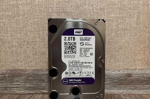 Жесткий диск WD Purple 2000 Gb (2tb)