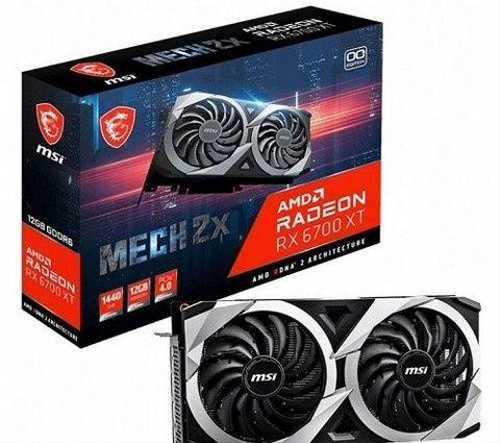 Видеокарта MSI Radeon RX 6700 XT mech 2X 12G RTL
