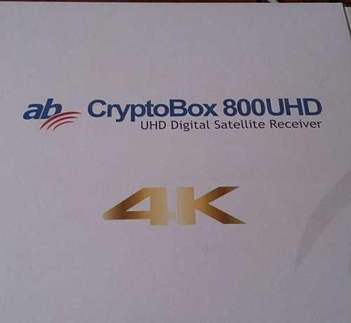Спутниковый ресивер cryptobox 800 uhd 4K