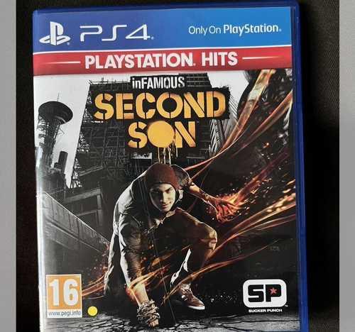 Диски на ps4 inFamous sacond son