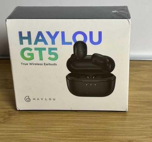 Наушники TWS Haylou GT5 черный