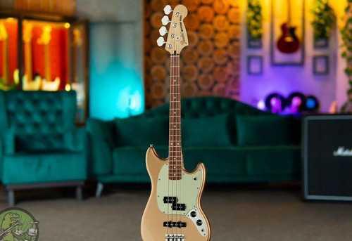 Fender Player Mustang Bass PJ PF Firemist Gold