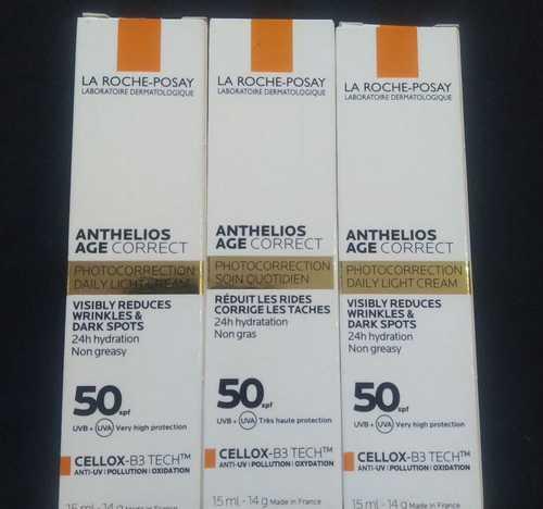 La roche-posay anthelios age correct,45 мл