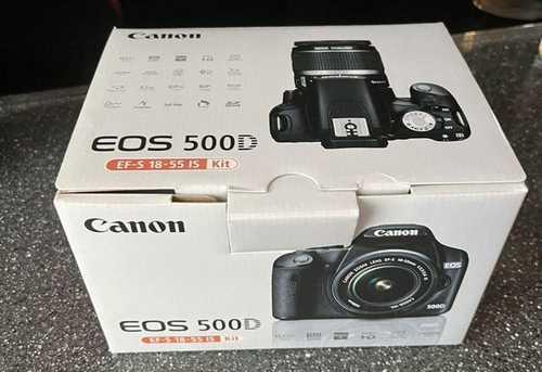 Коробка от фотоаппарата "Canon" EDS 500 D