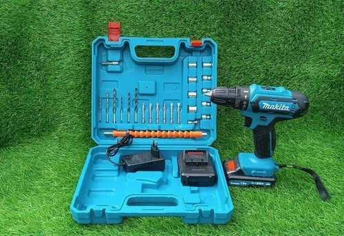 Шуруповерт makita 18v + набор