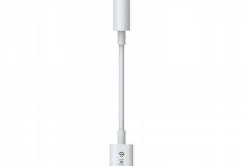 Адаптер Devia Smart Lightning - 3.5мм - White