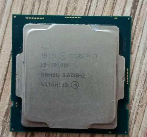 Процессор intel core i3 10100f