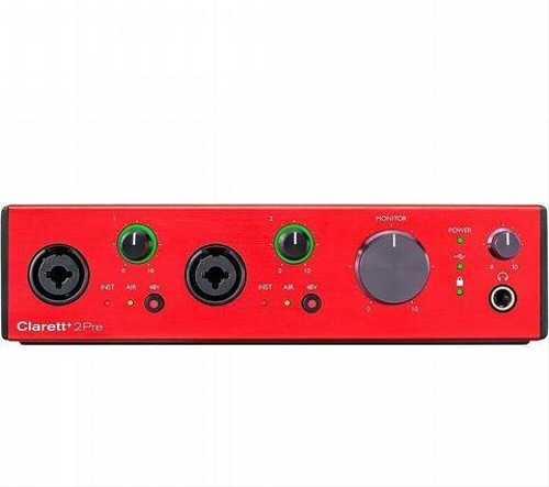 Внешняя звуковая карта Focusrite Clarett+ 2Pre