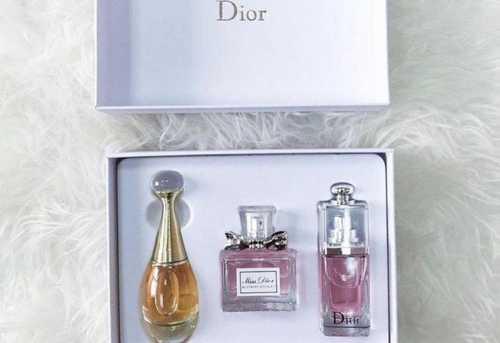 Подарочный набор Dior 3в1 духи