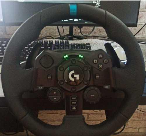 Руль logitech g923 + кпп