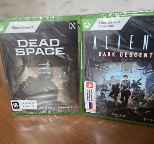 Dead space и aliens dark descent xbox x