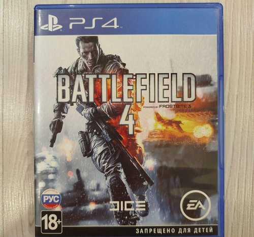 Диск на ps4 Battlefield 4