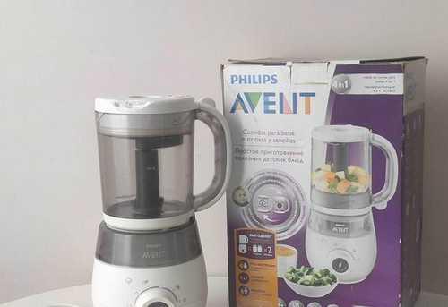 Пароварка-блендер 4 в 1 philips avent scf883