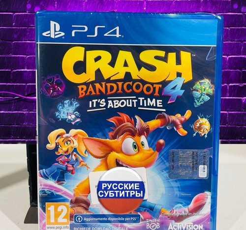 NEW Crash Bandicoot 4: It's About Time для PS4