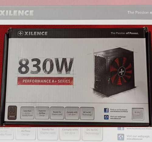 Блок питания для пк Xilence 830 Вт