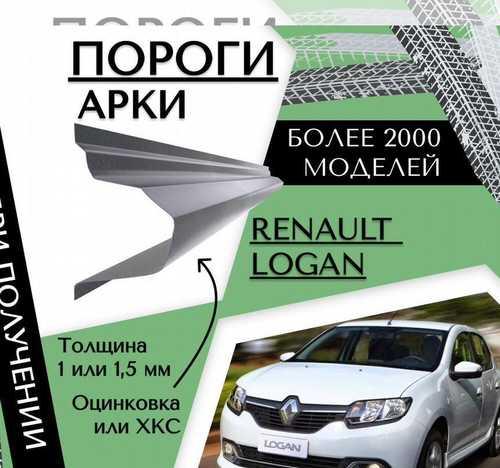 Пороги Renault Logan 1 и 2 Рено логан