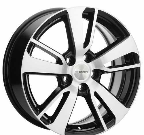 Khomen Wheels 7x17/5x114,3 ET40 D66,1 KHW1704 Black-FP
