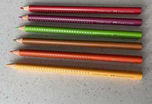 Карандаш faber castell colour grip jumbo