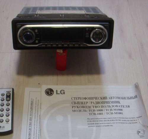 Автомагнитола LG TCH-M1000 с пультом и книжкой