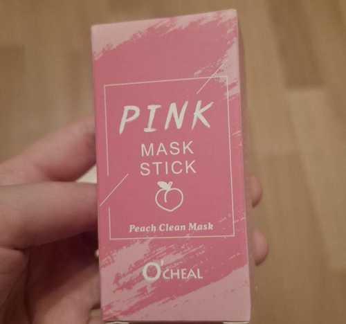 Маска глиняная Pink mask stick (peach clean)