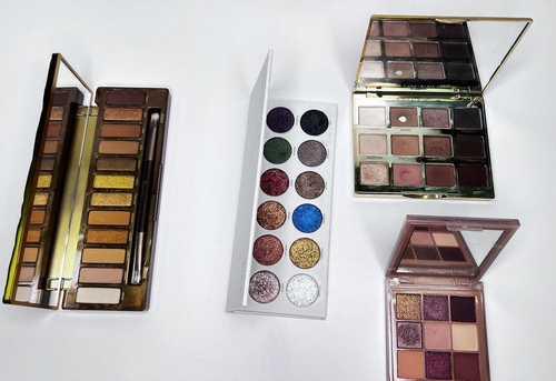 Тени urban decay, paese, huda beauty