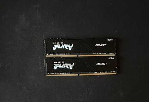 Kingston Fury DDR4 3600мгц 32гб