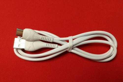 Кабель hoco USB - Type-C X37, 1 м, белый